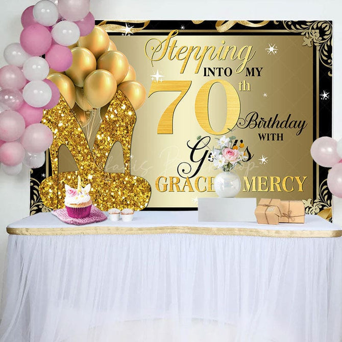Cartoon Cute Birthday Backdrop for Party Decor - Lofaris Wholesale