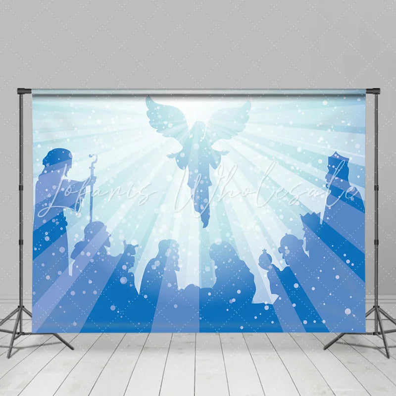 Lofaris Jesus Purdue The Crowd Theme Merry Christmas Backdrop Religious ...